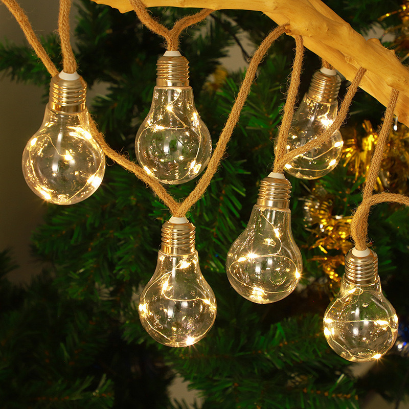 SET OF 10 Solar Bulb String Light 6938111088330 | ICE CUBE